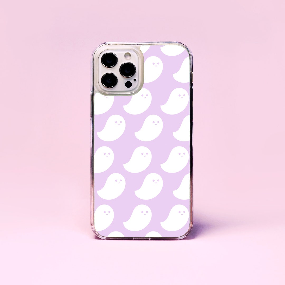 Ghosts Lilac Pastel Spooky Ghost Halloween Custom Phone Case/cover for ...