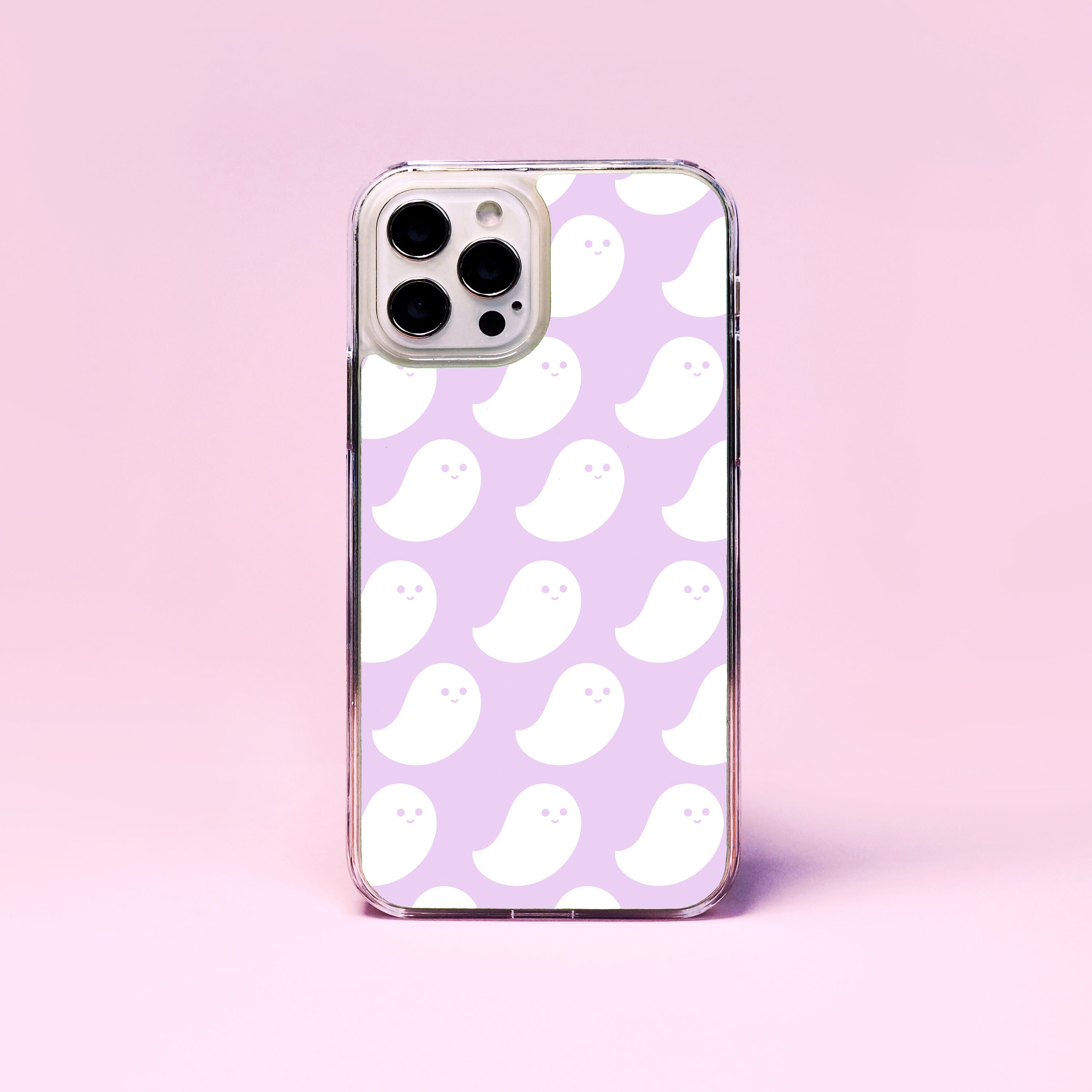Ghosts Lilac Pastel Spooky Ghost Halloween Custom Phone - Etsy