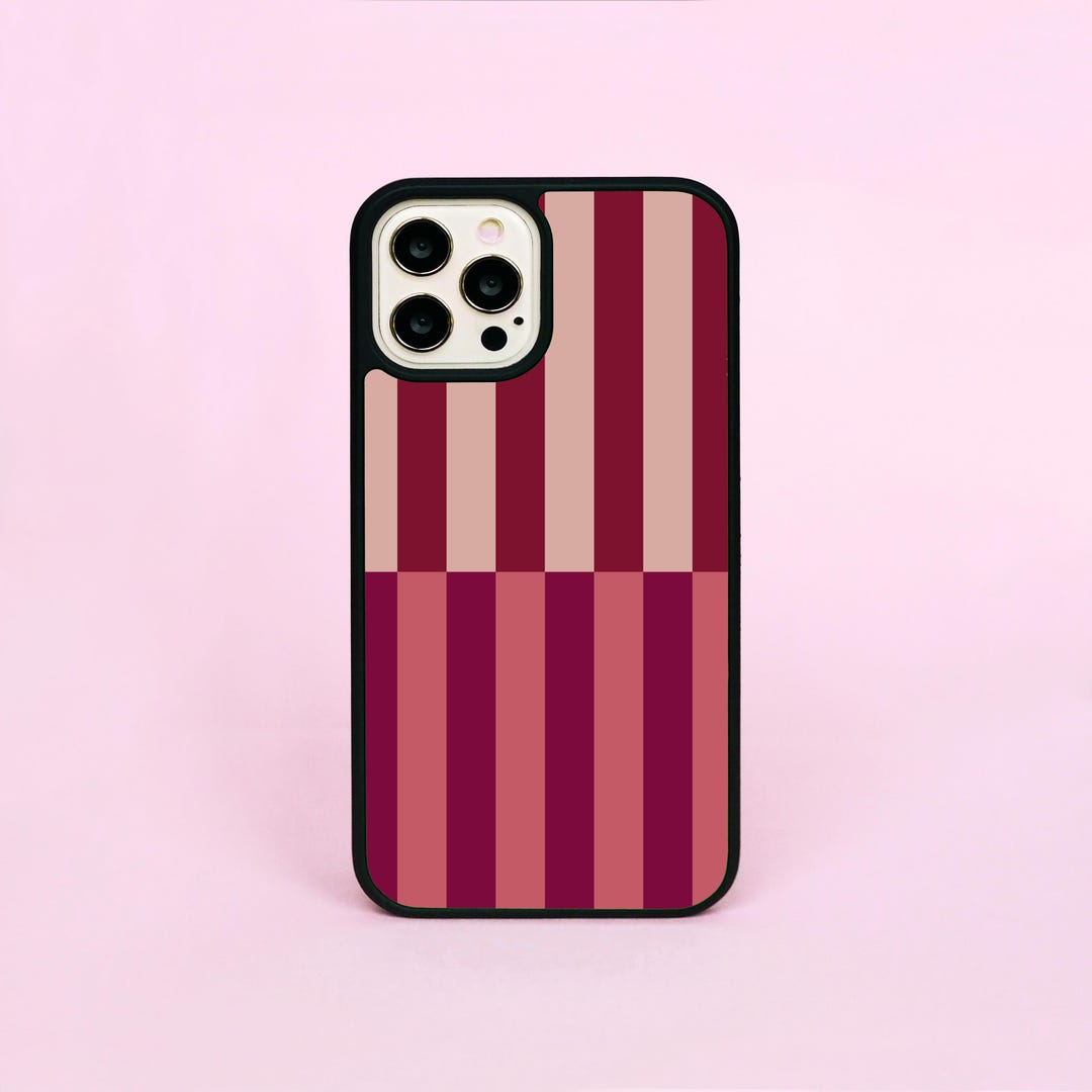 Abstract Cherry Mocha Beige Maroon Stripes Burgundy Colour Lines Phone ...