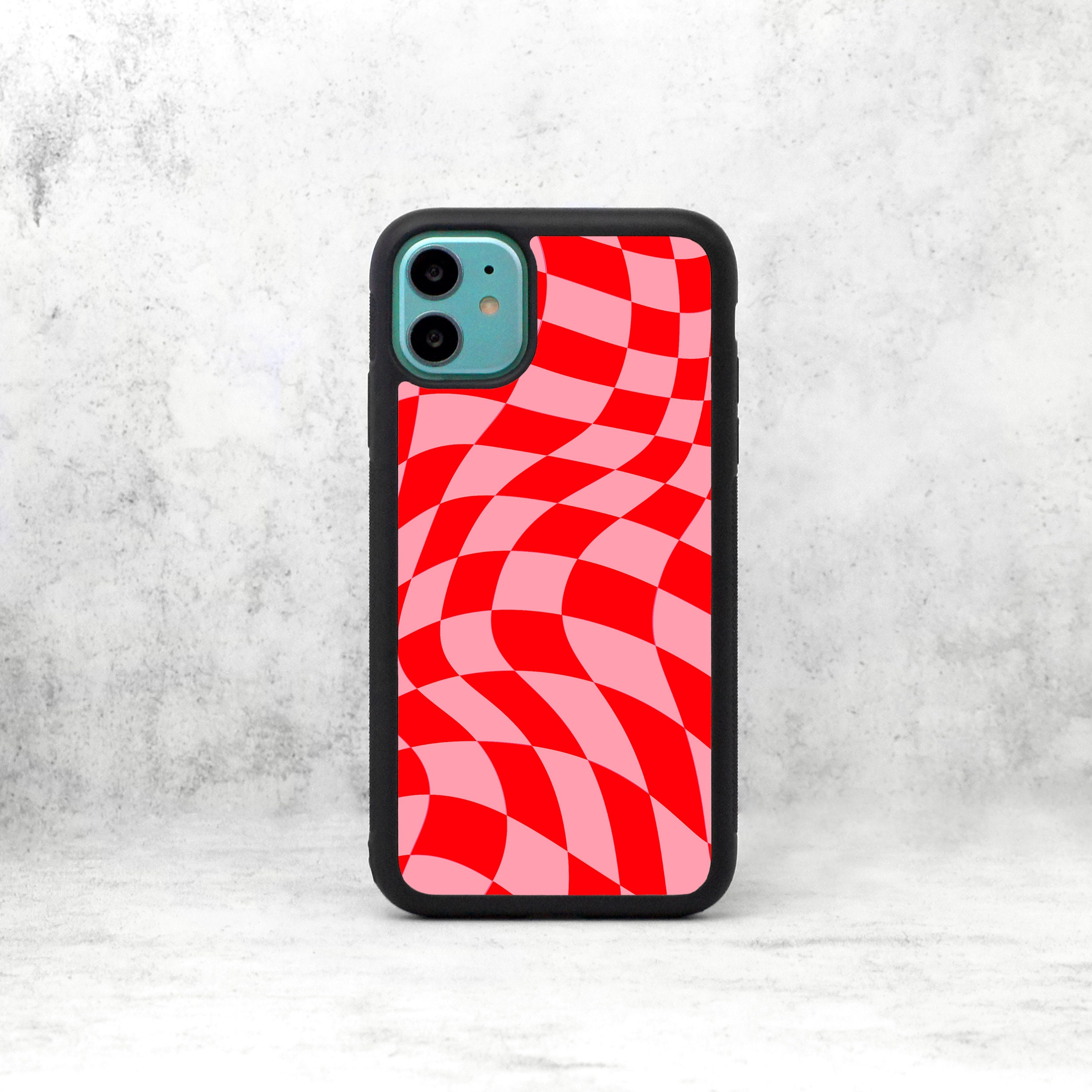 Wavy Checkered Checkerboard Checkers Phone Case/cover for - Etsy UK