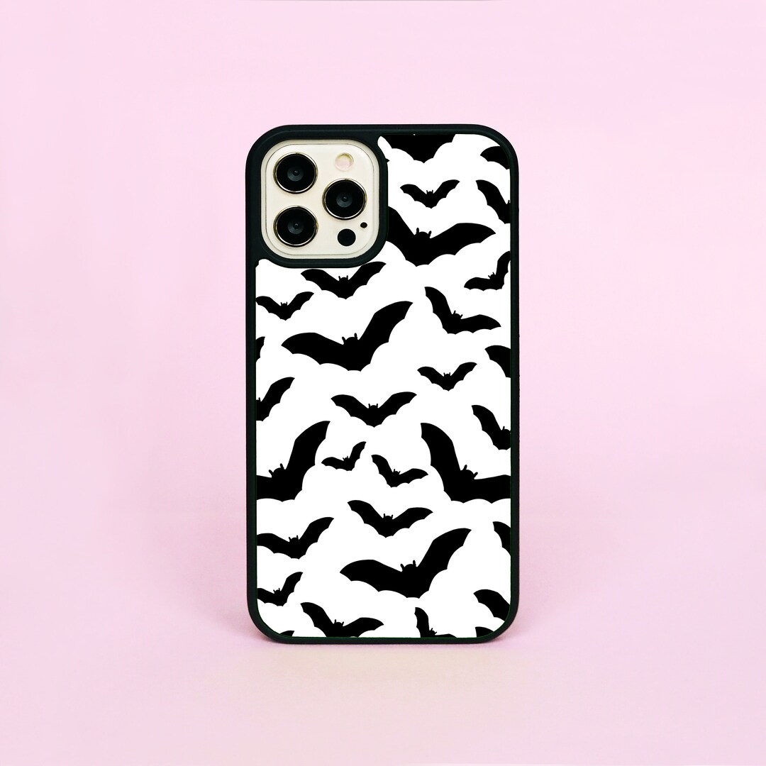 Bats Black and White Bat Pattern Custom Made Phone Case/cover for ...