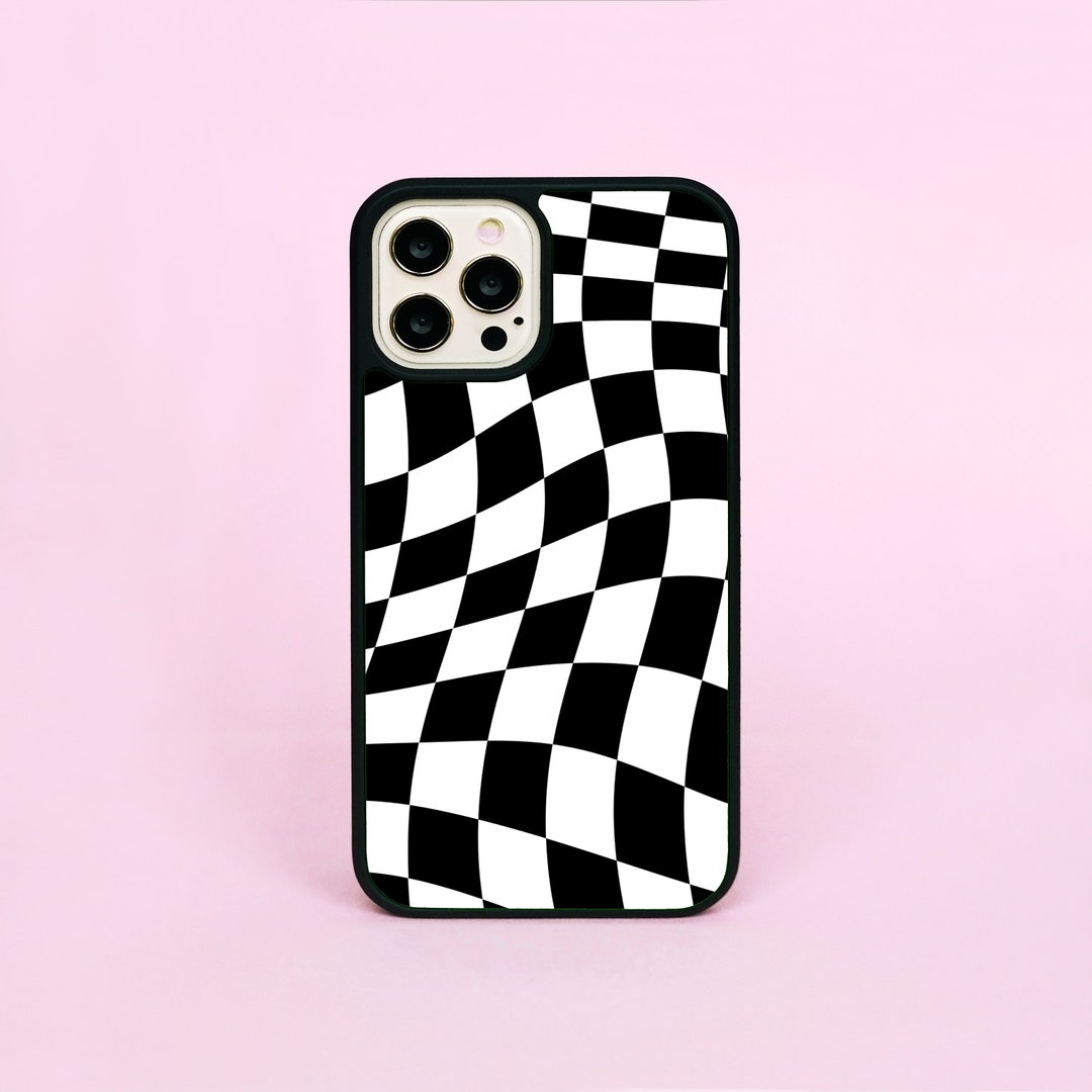 Wavy Checkered Checkerboard Checkers Phone Case/cover for iPhone 7 8 ...