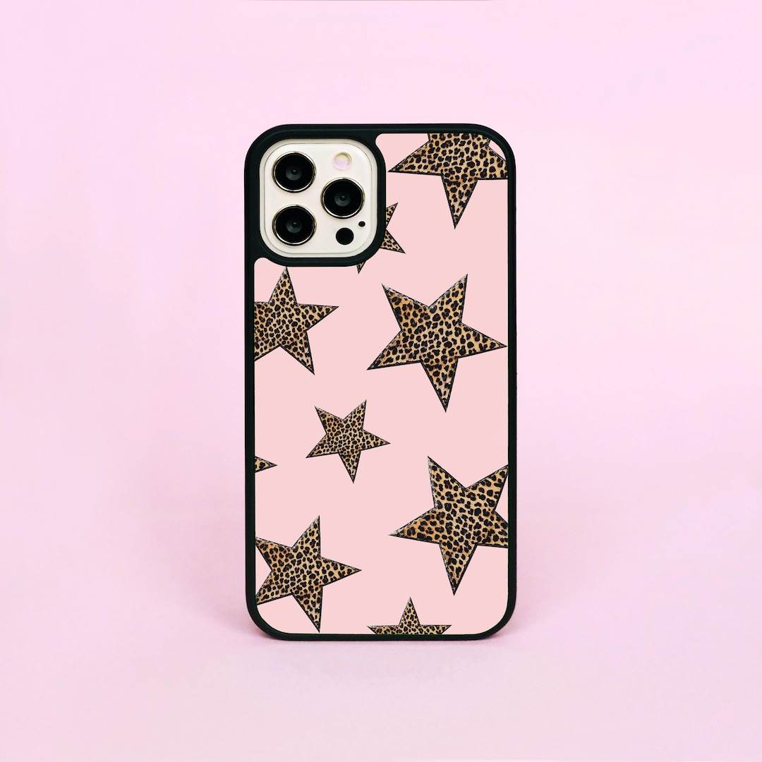 Leopard Animal Print Stars Star Pink Phone Plastic Case/cover for ...