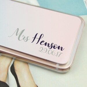 Mrs Wedding Bride Date Name Customised Personalised Phone Case Cover ...