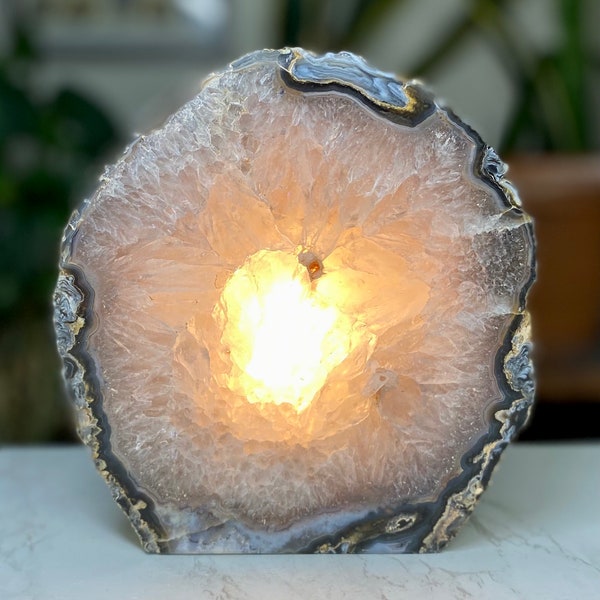 Crystal Lamp - Etsy