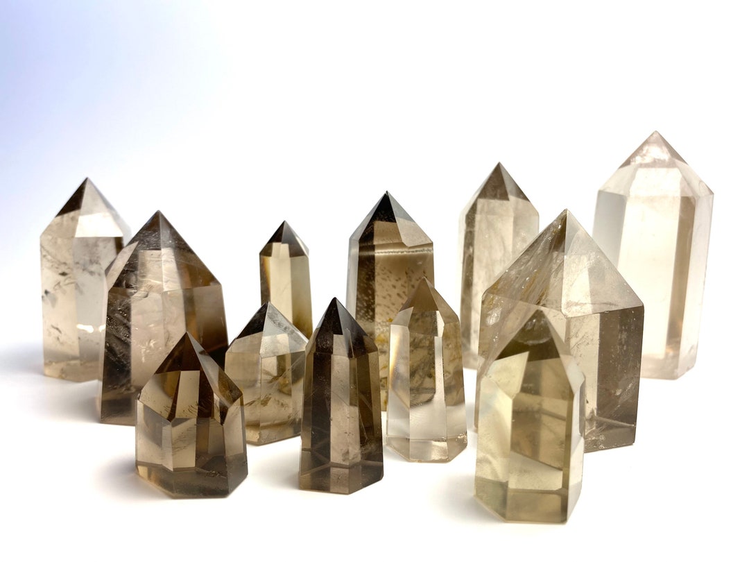 Smoky Quartz Point Tower | Smoky Quartz Generator | Self Standing ...