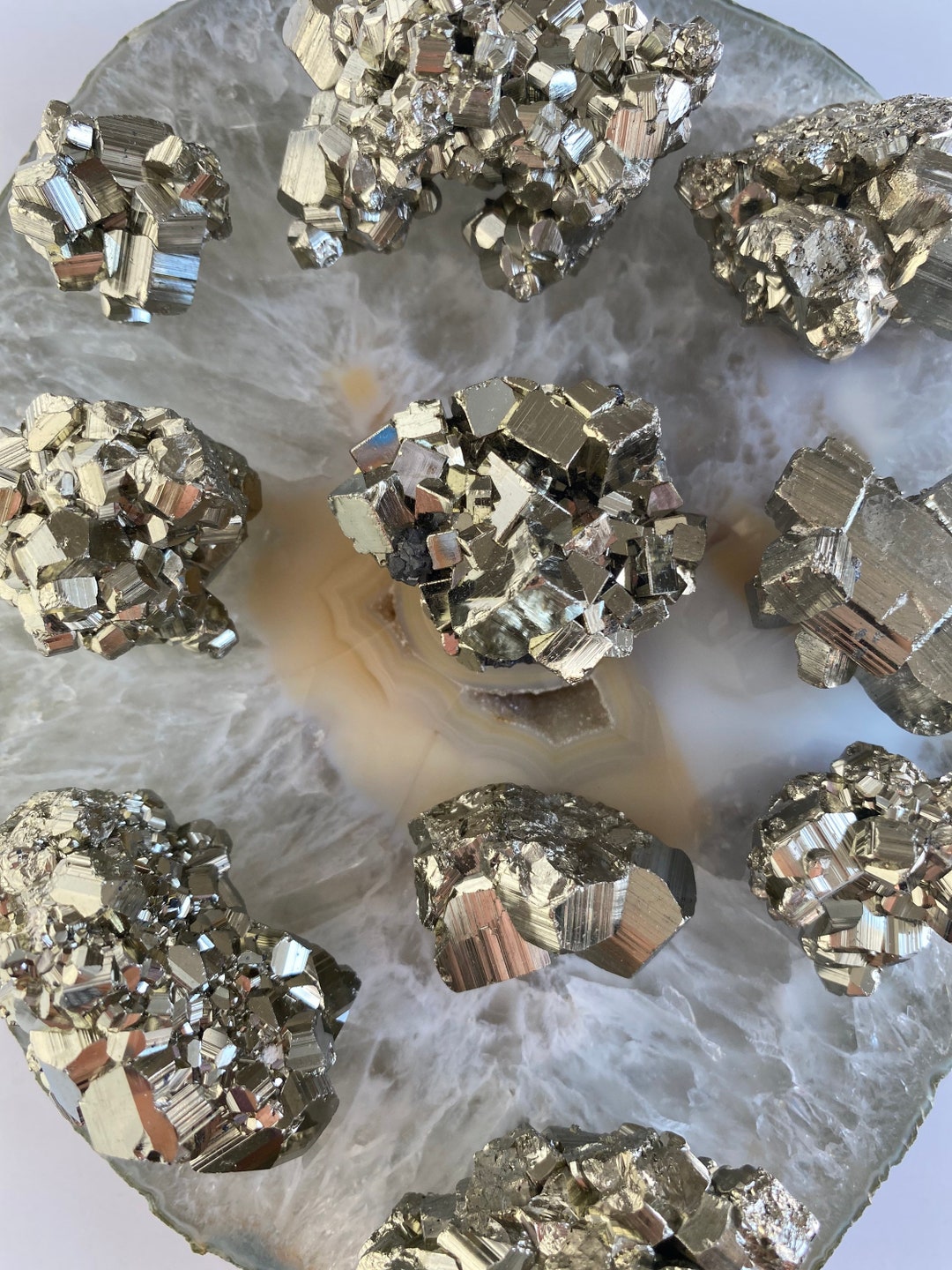 Natural Pyrite Clusters, High Quality Peruvian Raw Pyrite Clusters, Unpolished Rough Pyrite ...