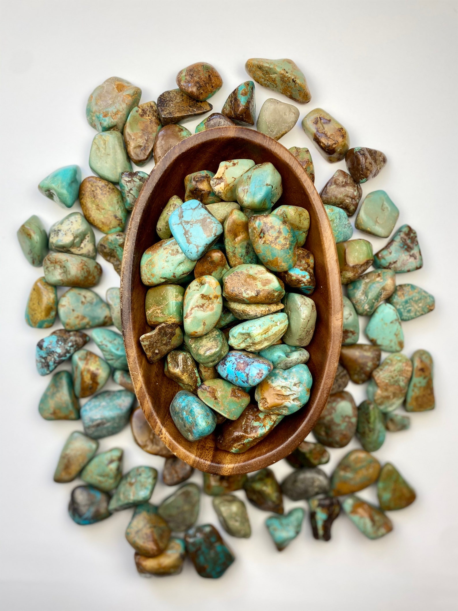 Natural Turquoise Tumbled Stone | Turquoise Pocket Stone | Healing ...