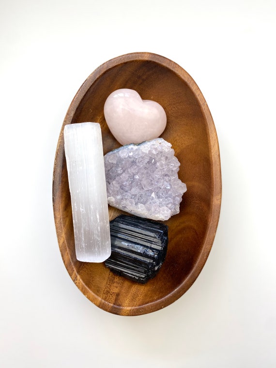 Crystal Starter Set Beginner Crystal Collection Kit Amethyst - Etsy