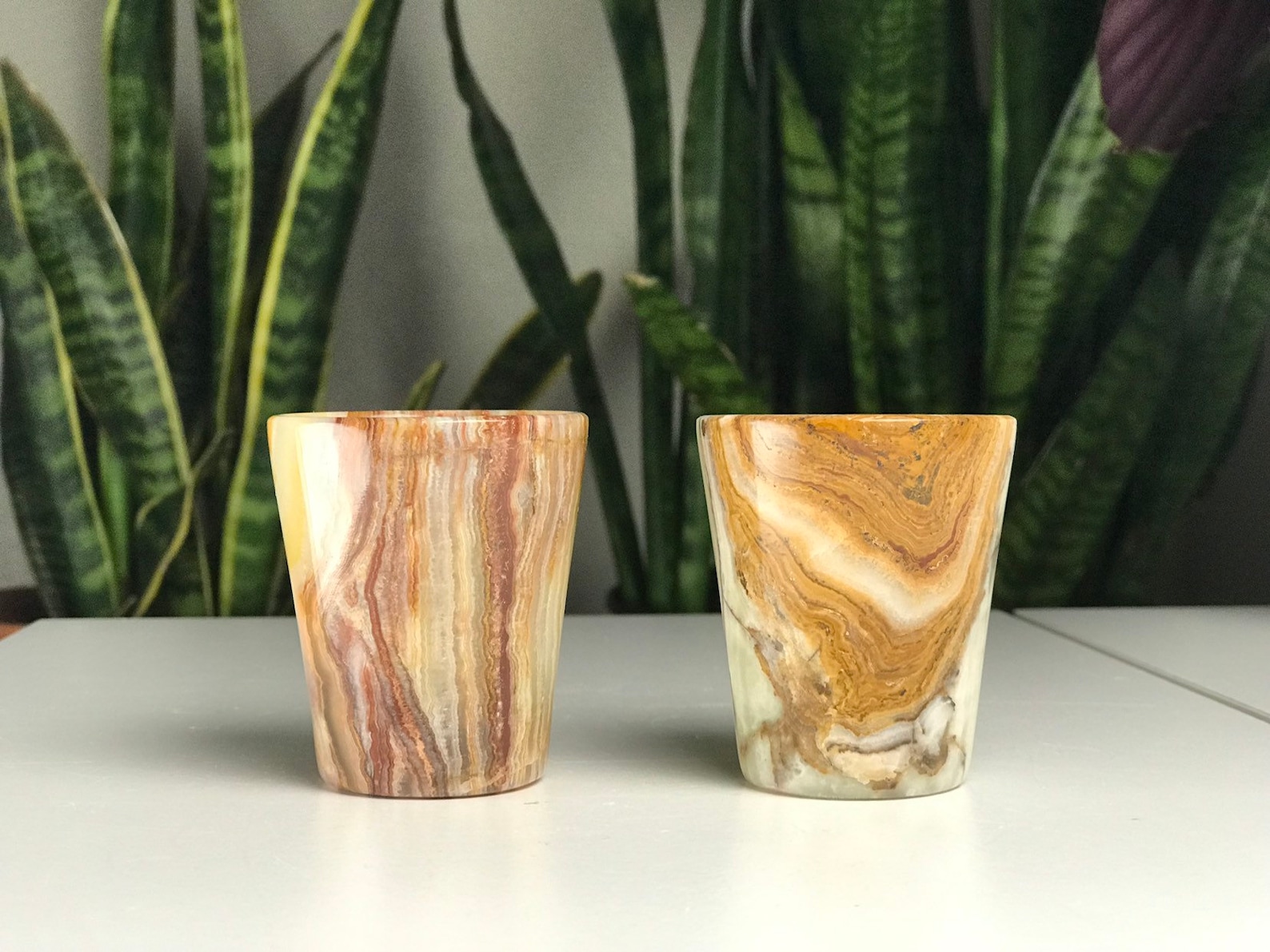 Green Onyx Shot Glass Set Fancy Shot Glasses Crystal Shot - Etsy