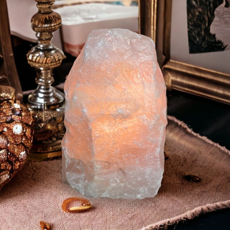 Raw Crystal Lamp - Etsy