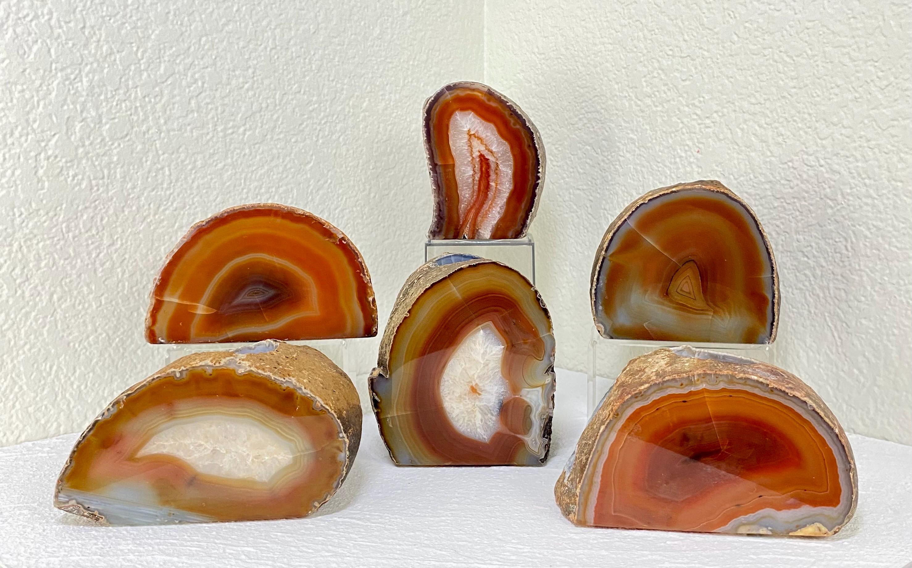 Agate Candle Holder, Natural Warm Toned Agate Gemstone Home Decor - Etsy