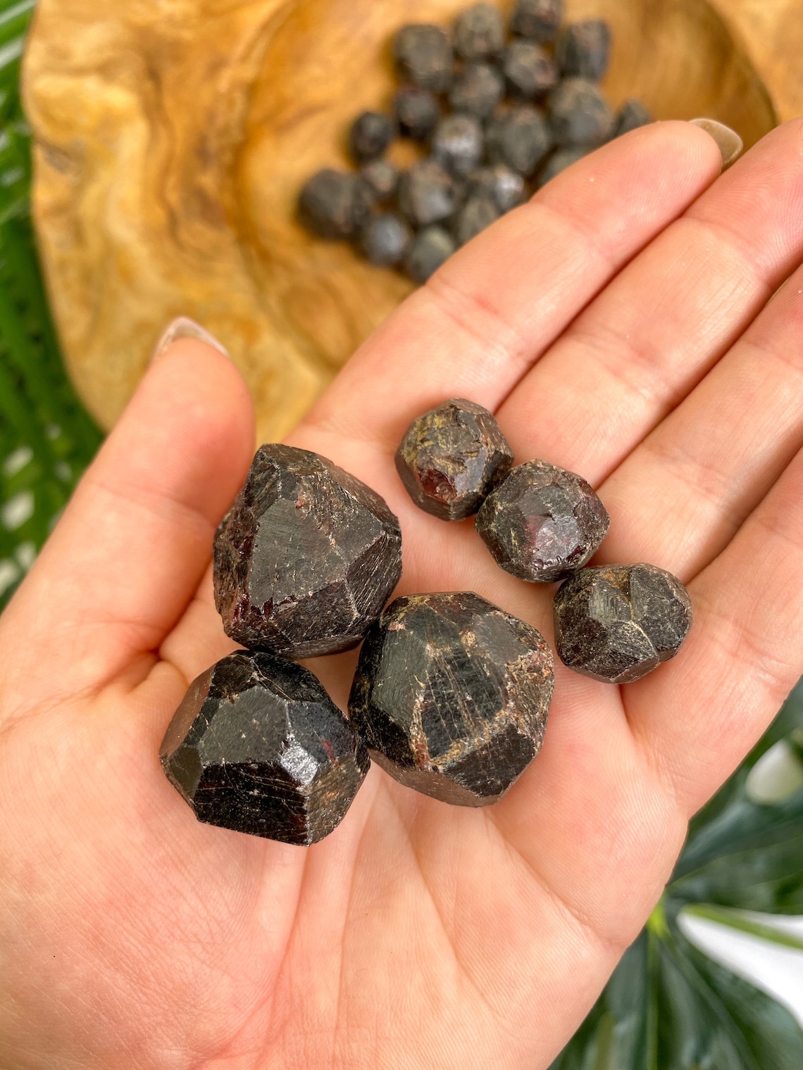 Raw Natural Garnets One Rough Garnet Stone Choose S or L - Etsy