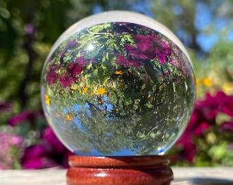 Clear Scrying Crystal Ball - Etsy