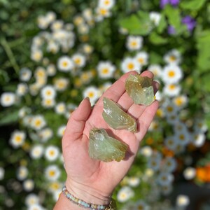 Raw Green Calcite Chunk, Natural Smooth Green Calcite Cluster - Etsy