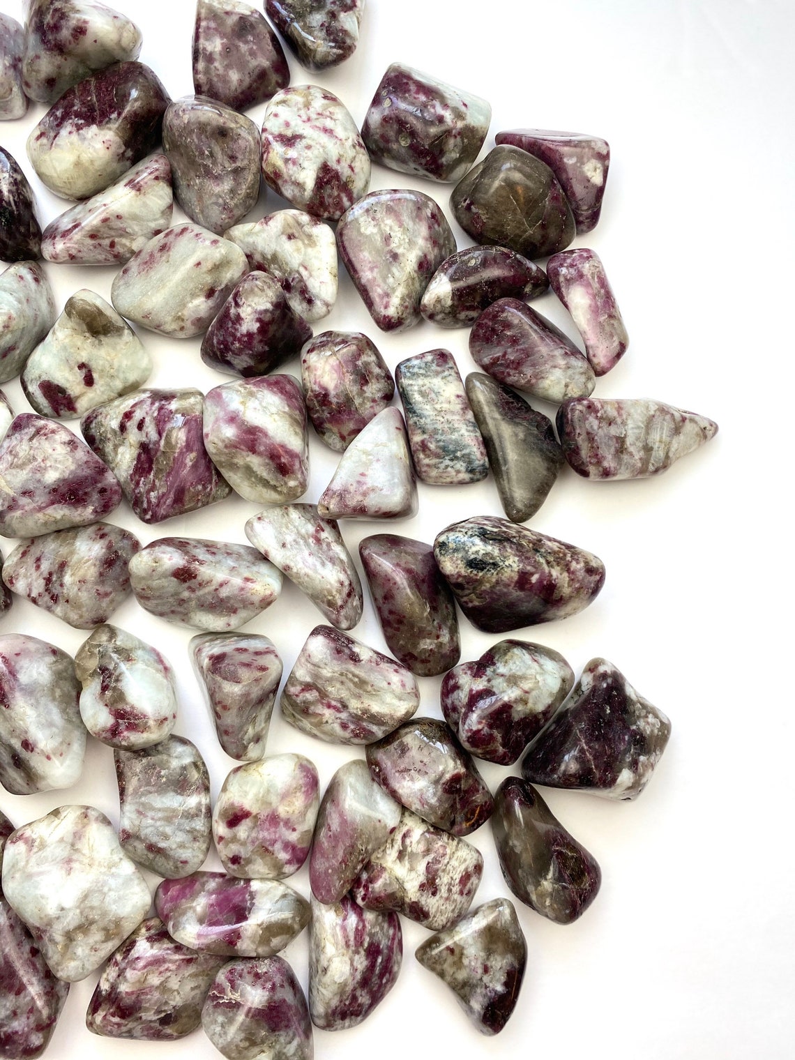 Rubellite Tumbled Stone Pink Tourmaline in Quartz Pocket - Etsy