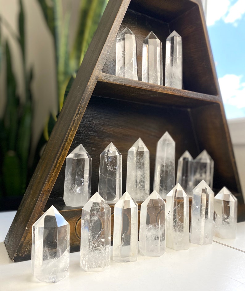 High Quality Clear Quartz Tower Polished Quartz Point - Etsy