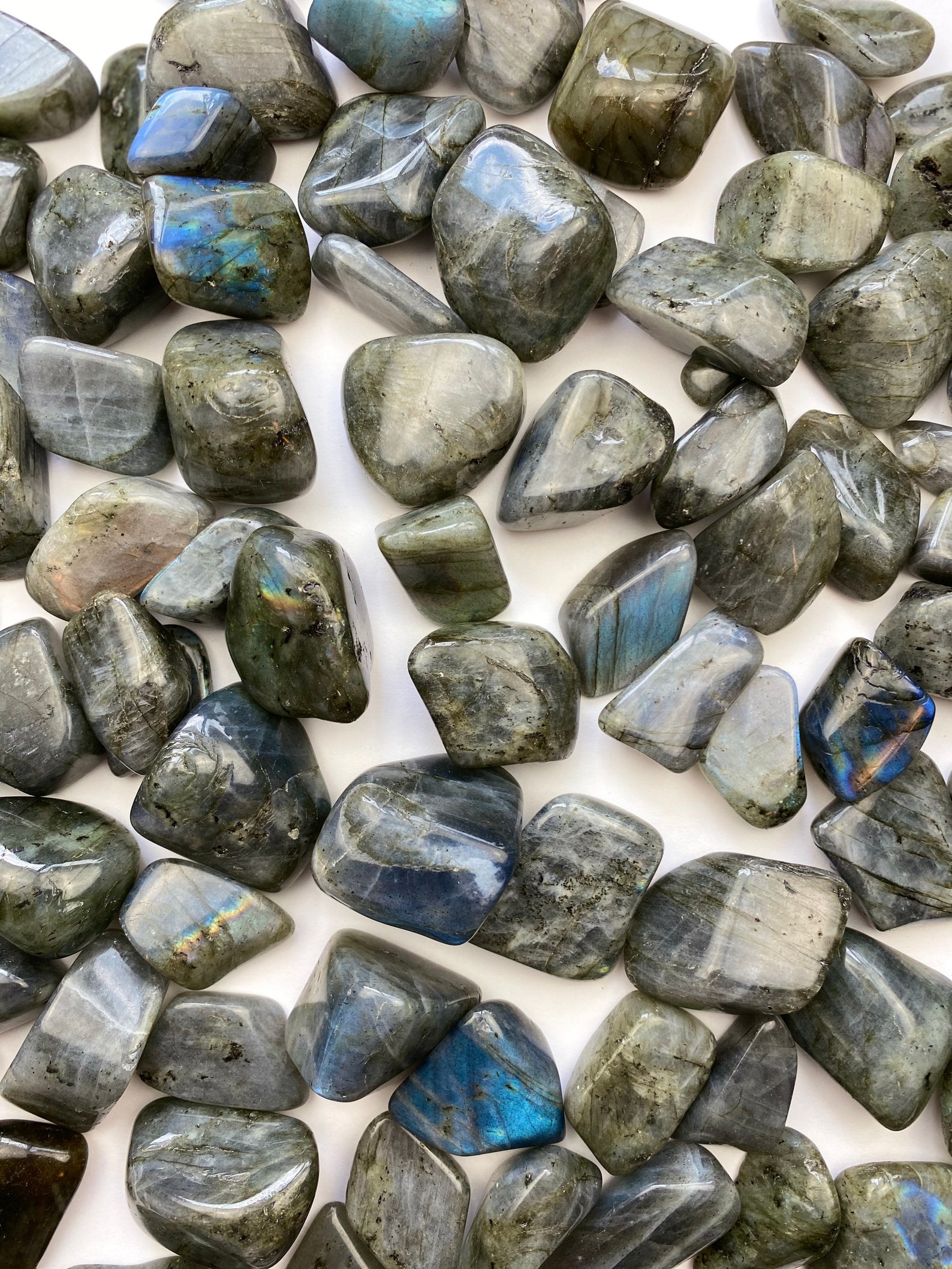 Labradorite Tumbled Stone Pocket Stone Polished - Etsy