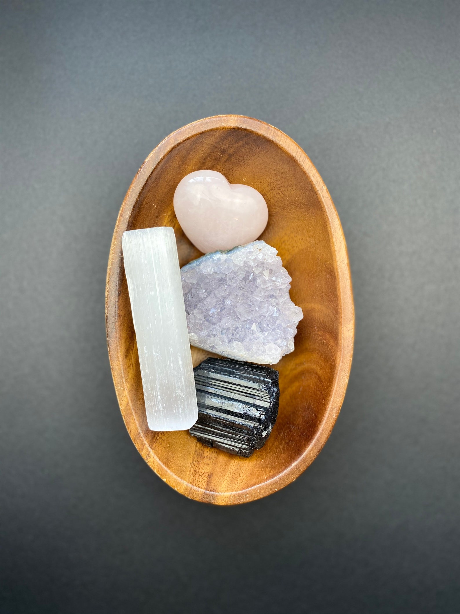 Crystal Starter Set, Beginner Crystal Collection Kit, Amethyst Cluster ...