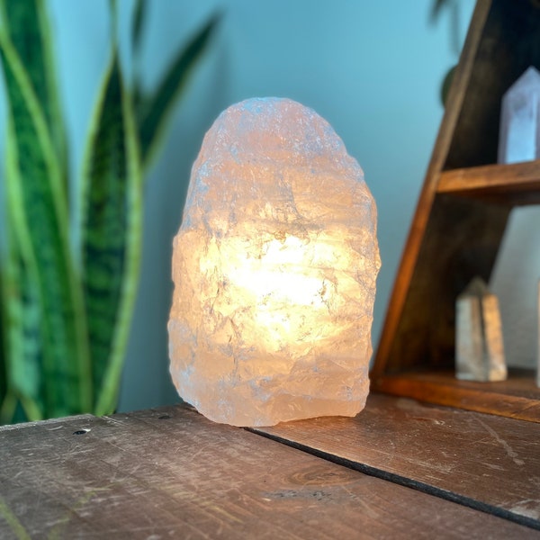 Raw Crystal Lamp - Etsy