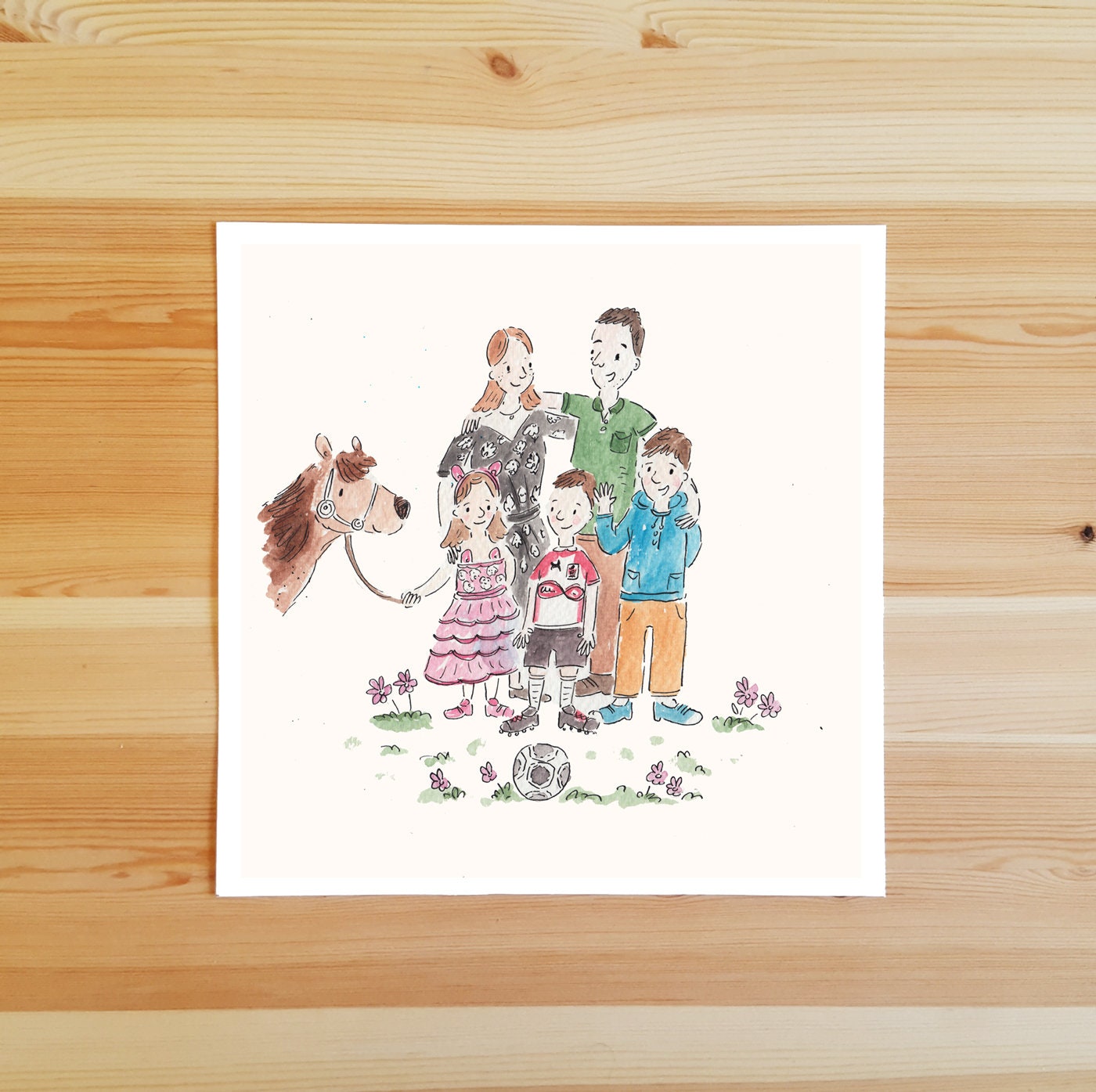 Personalised Family Art Print - Etsy
