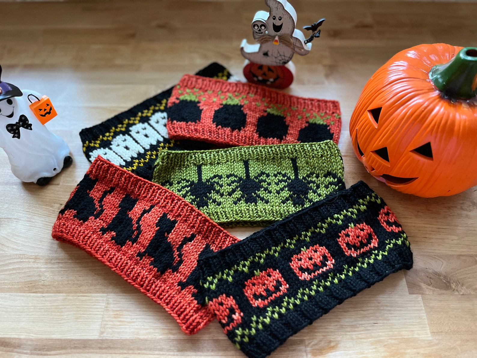 Spooky Ear Warmer Collection DIGITAL KNITTING PATTERN - Etsy