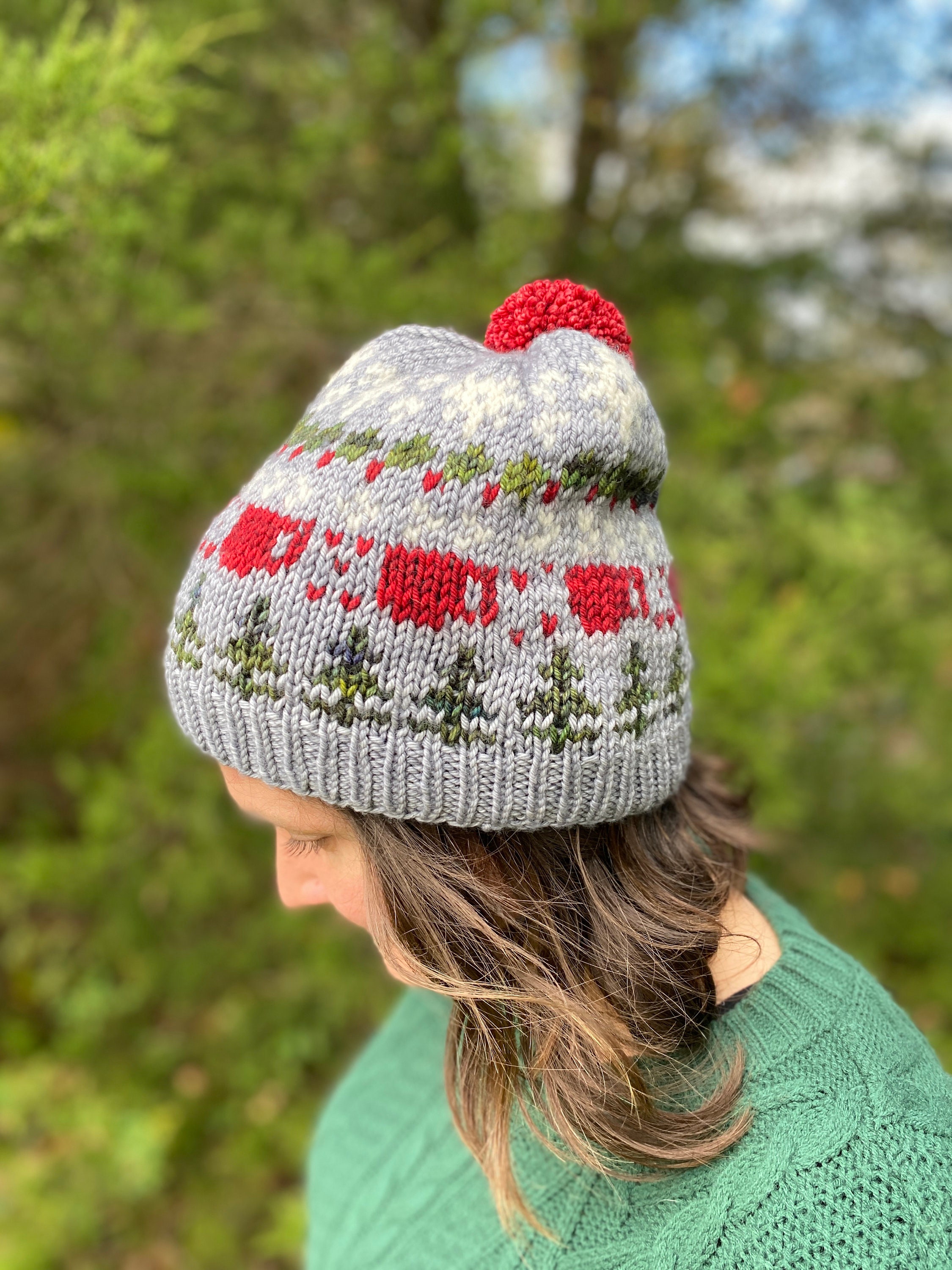 Holly Jolly Hat Pattern | Etsy