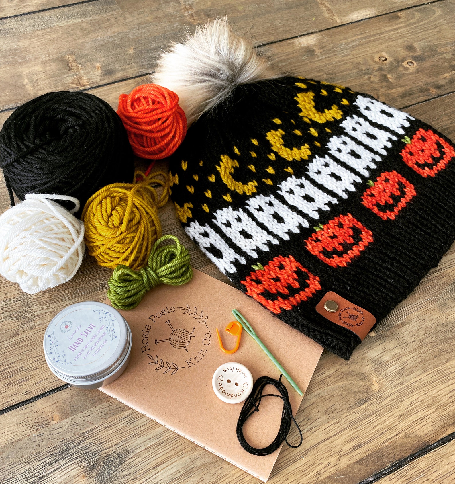 Spooky Hat Knitting Kit - Etsy