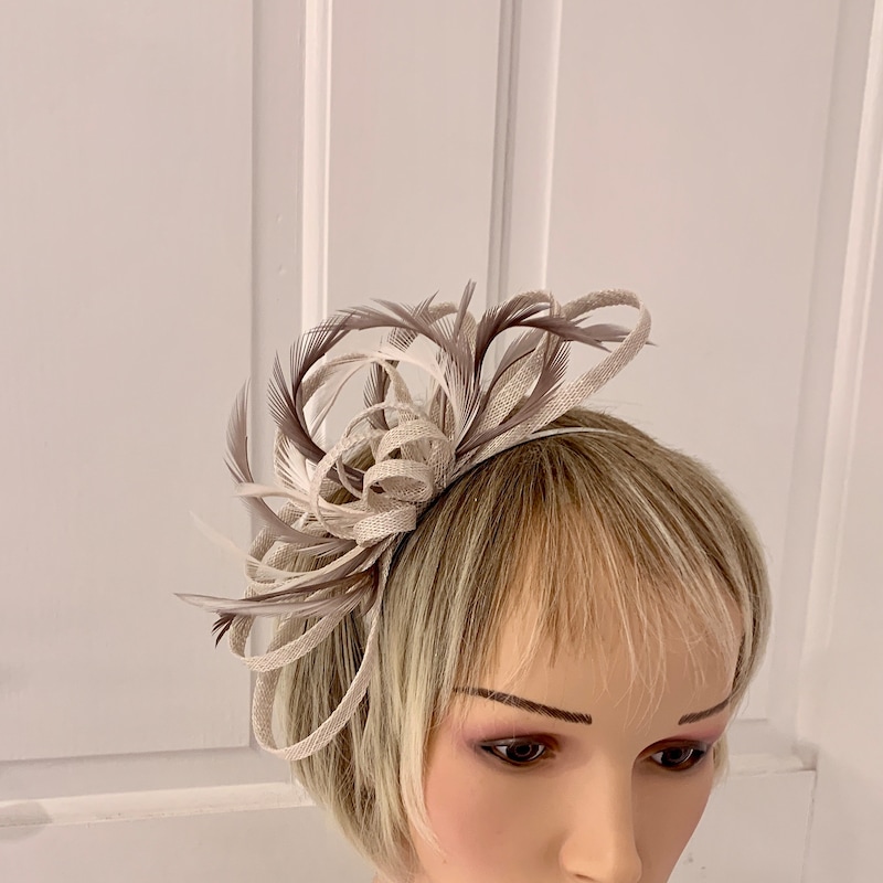 Fascinator Latte - Etsy UK