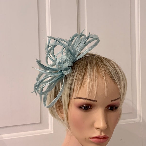 Aqua Fascinator - Etsy UK