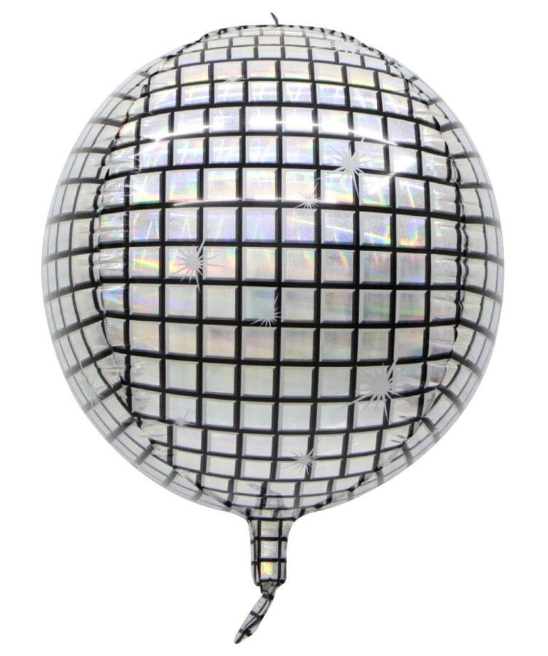 4D Disco Sphere 22 Inch Orb Round Helium Balloon - Etsy UK