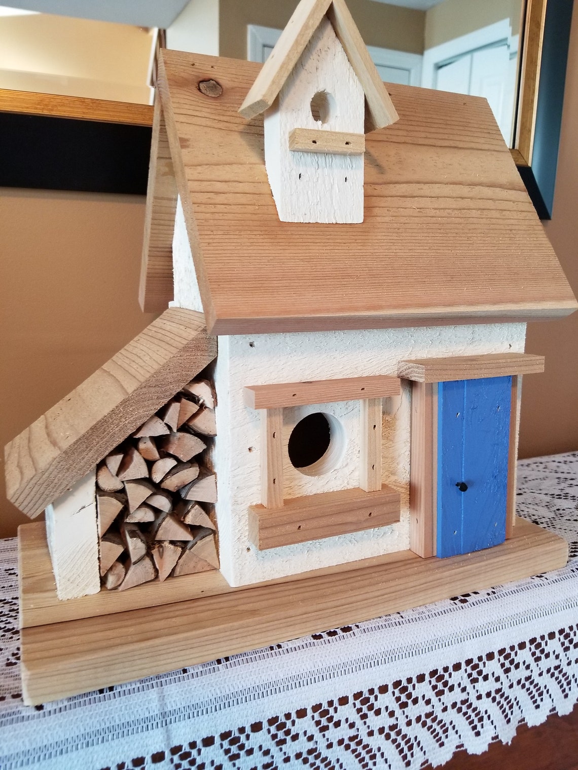 Country Cabin Inspired Birdhouse - Etsy