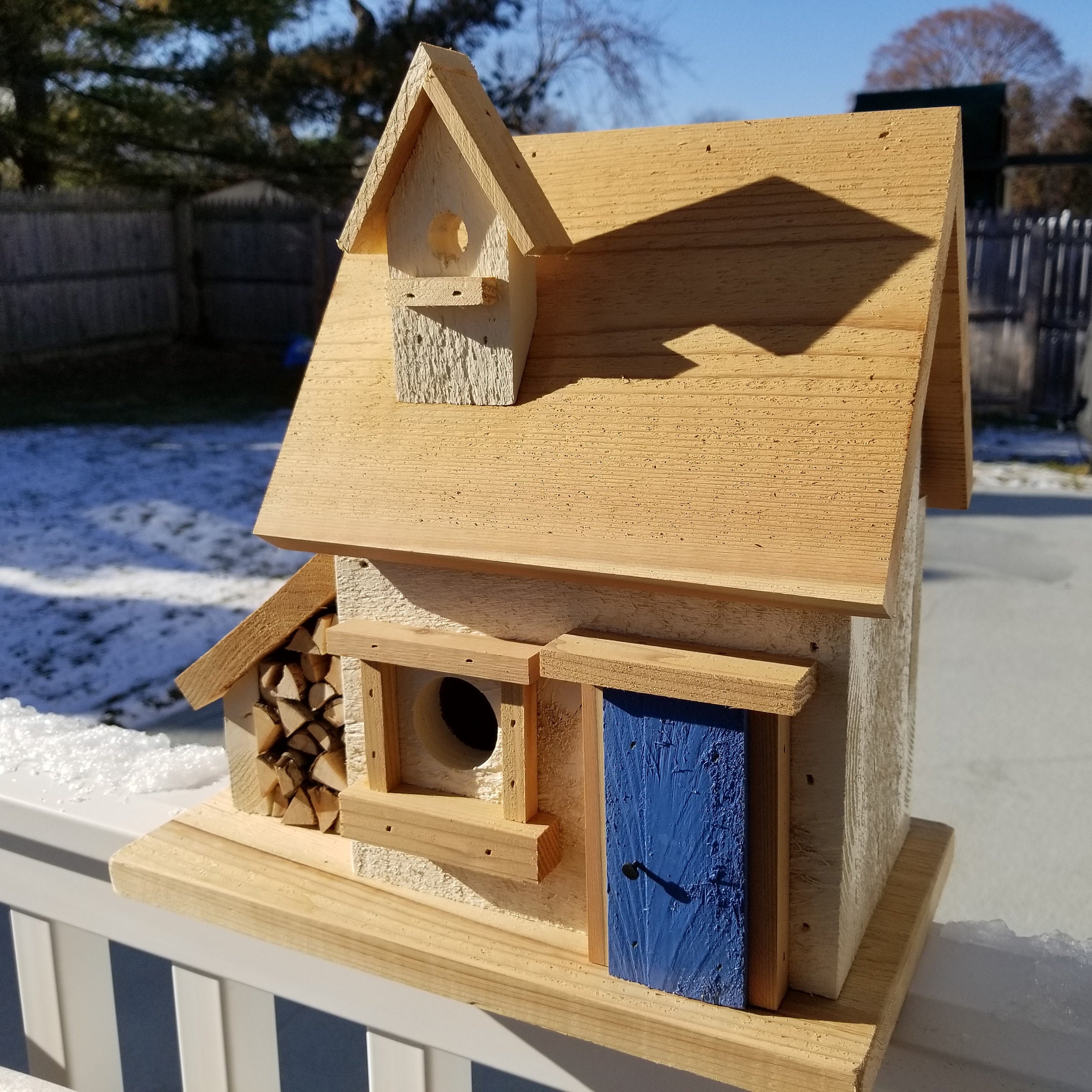 Country Cabin Inspired Birdhouse - Etsy