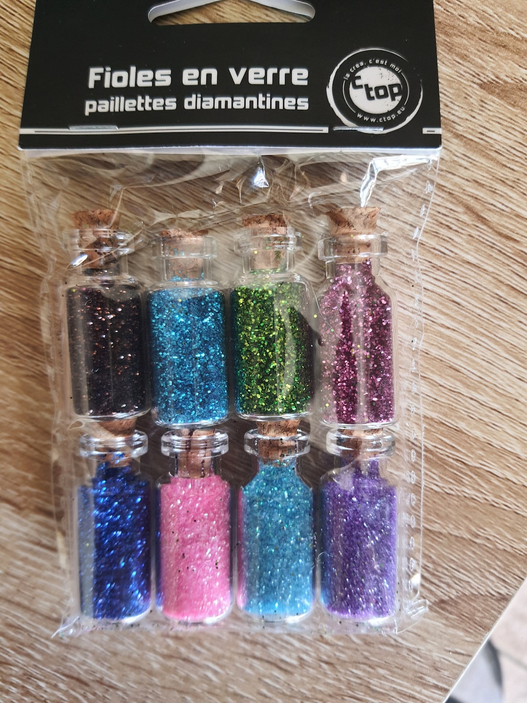 Set of Diamond Flakes in Glass Vials Bag of Several Colors - Etsy