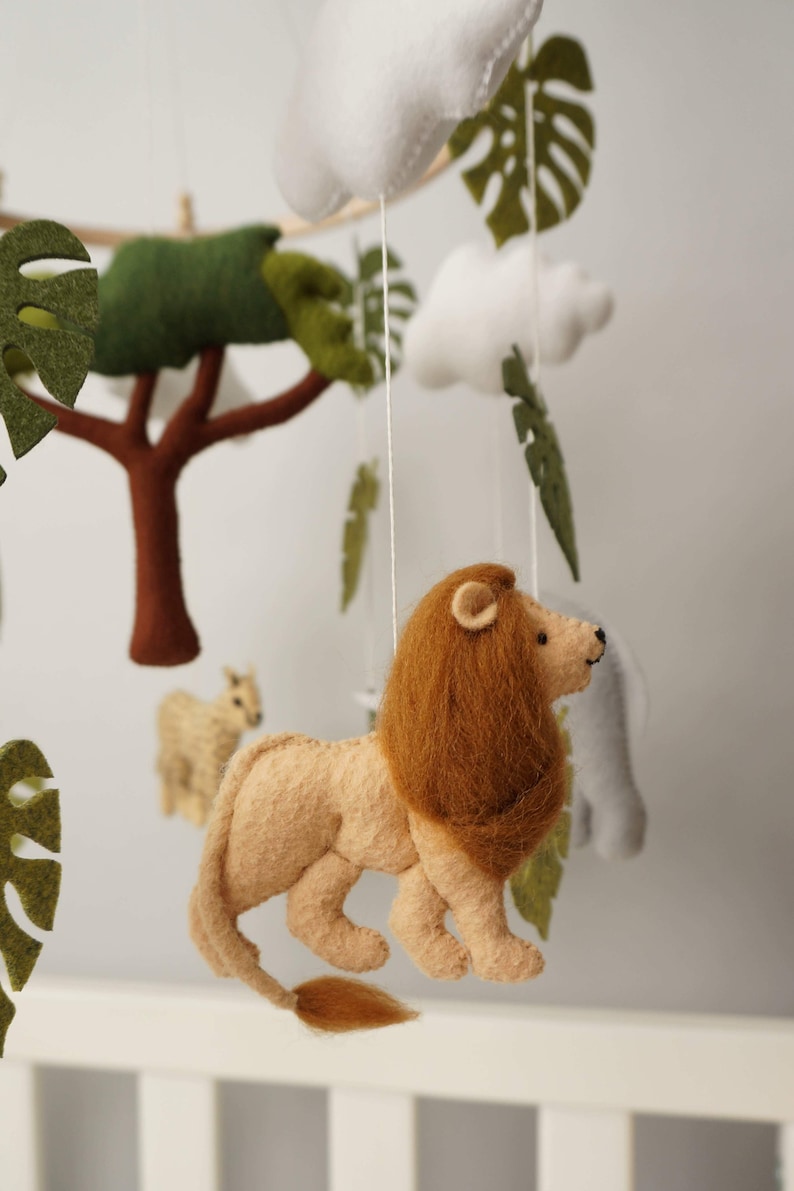 Safari Animals Mobile African Animals Mobile Jungle Animals - Etsy