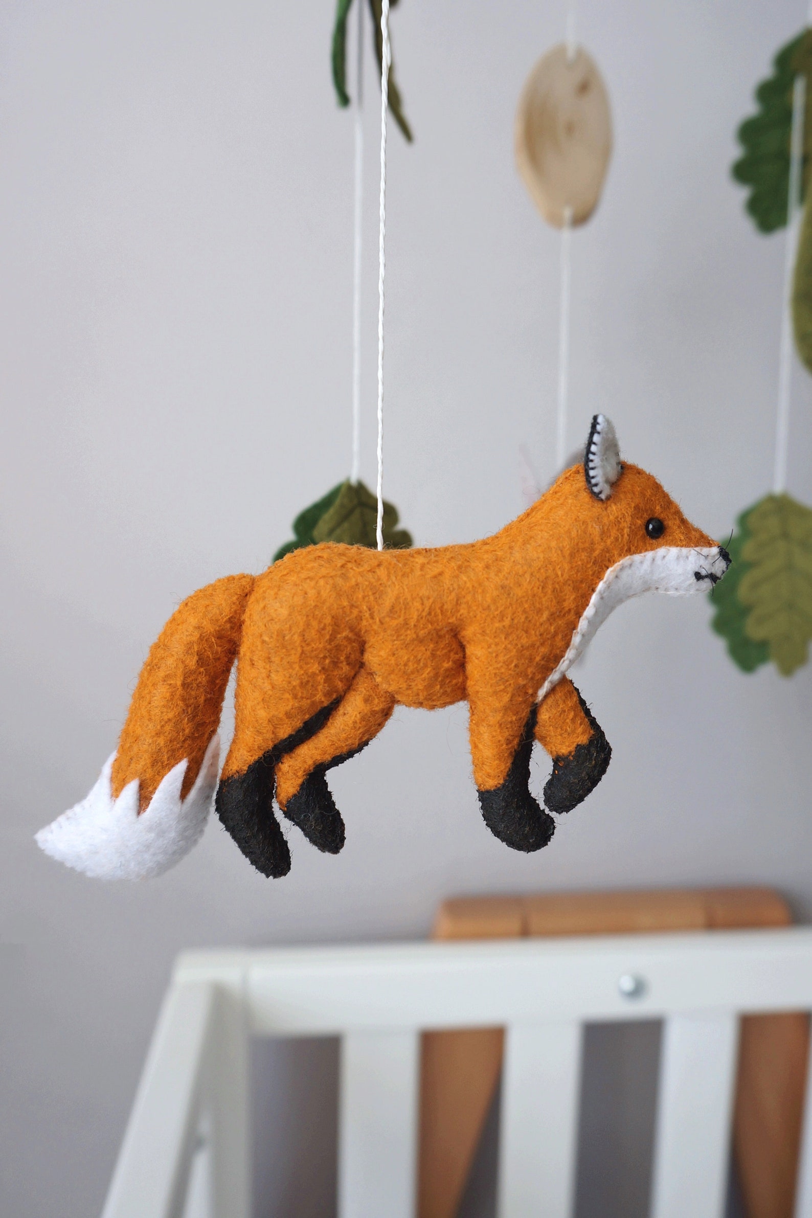 Woodland Mobile Animal Mobile Forest Animal Mobile Hanging | Etsy