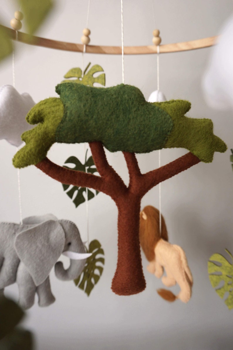 Safari Animals Mobile African Animals Mobile Jungle Animals - Etsy