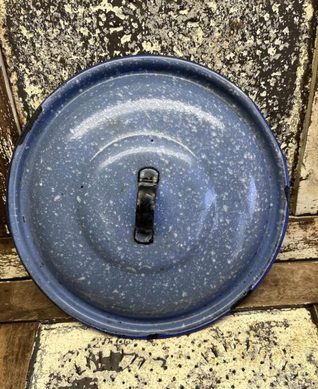 9.25" Vintage Enamelware Graniteware Pan Pot Lid Cover Only - Etsy