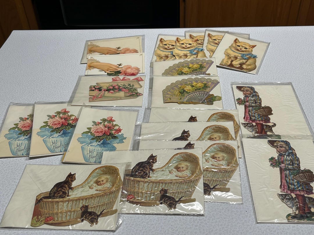20 Assorted Marian Heath Victorian Vintage Looking Note Cards - Etsy