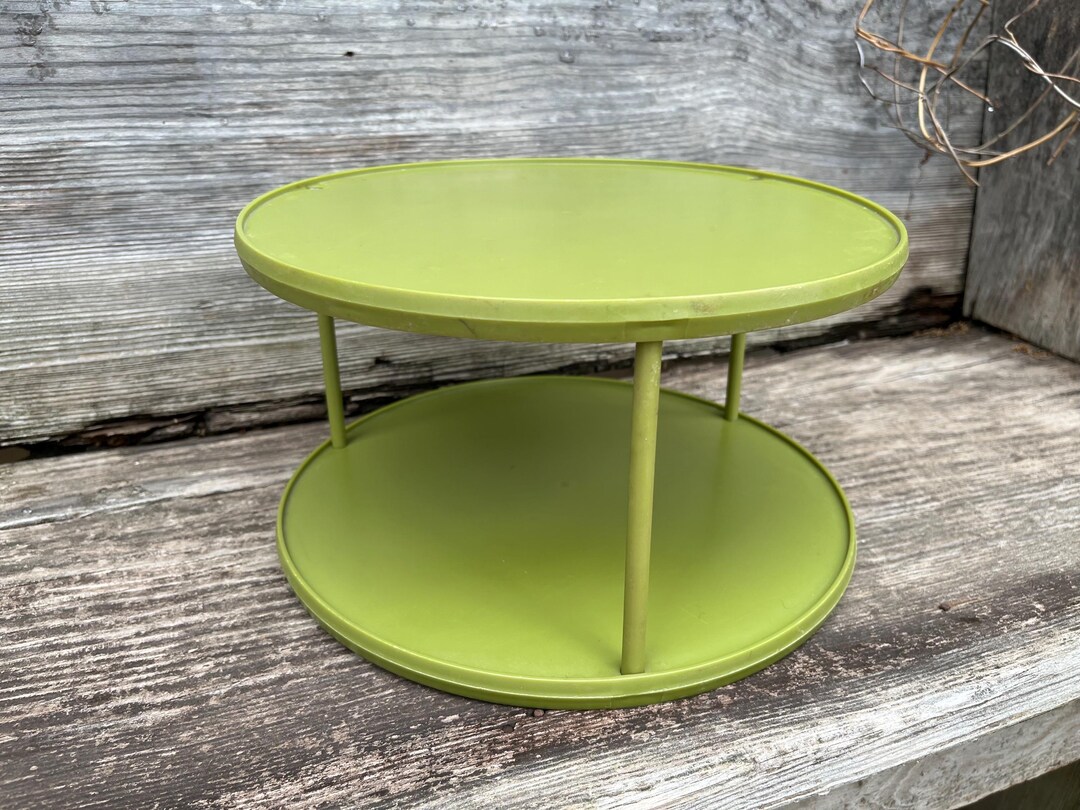 Rubbermaid 1970s Avocado Green 2 Level Lazy Susan Rubbermaid Model ...