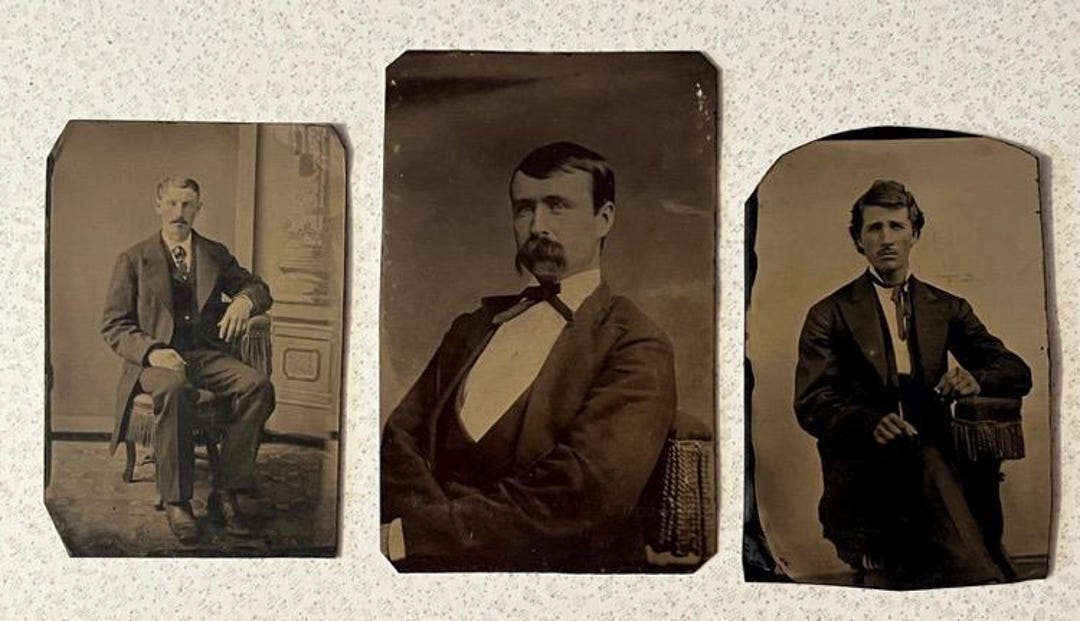 Vintage Tintype Ferrotype Antique Photos - Etsy