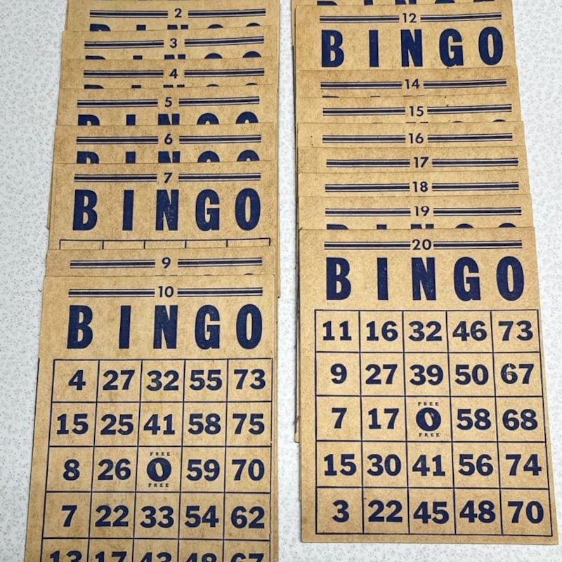 Vintage Bingo Cards - Etsy