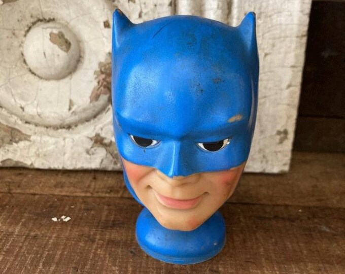 1966 BATMAN Head/cowl Figure, Adam West TV Series, Vintage Collectible ...