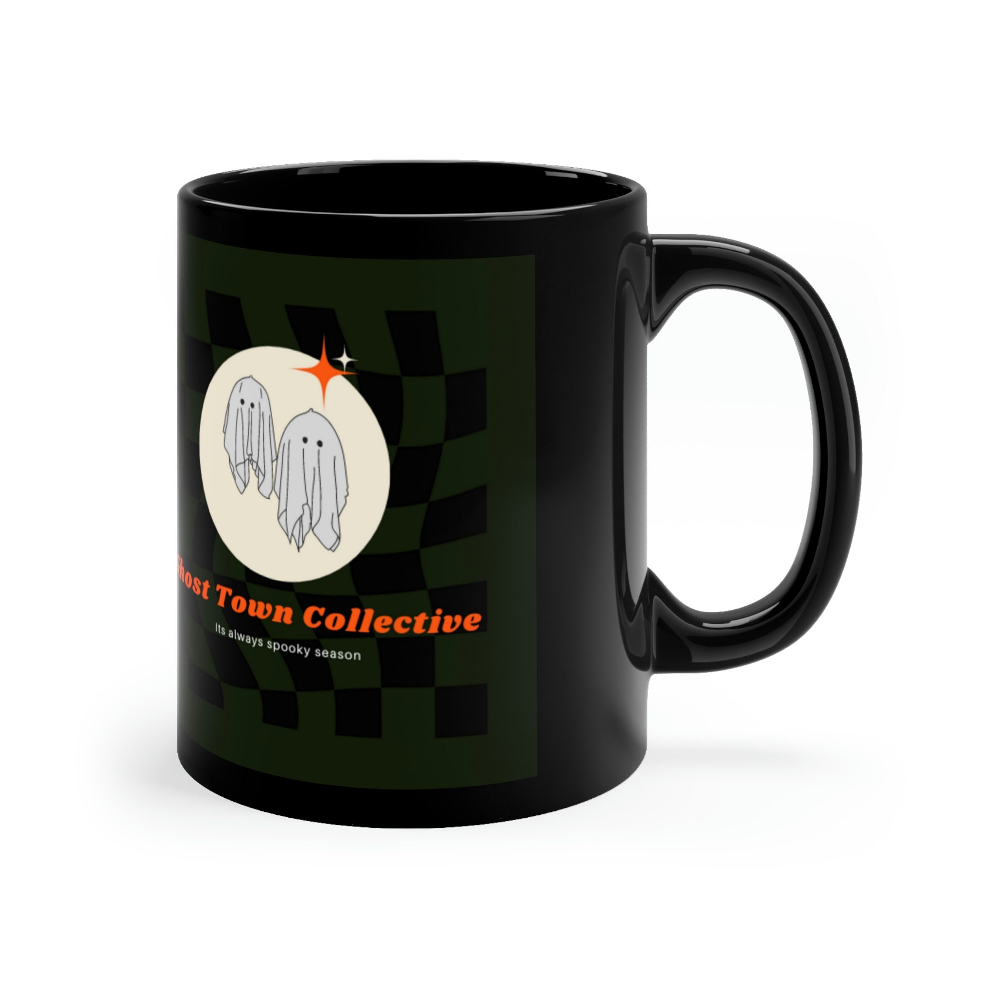 Ghost Mug, Gothic Mug, Goth Mug, Goth Cup, Cute Ghost, Ghost Graphic ...