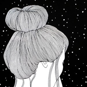 Gift for Introvert, Hair Wall Art, Introvert Gifts, Hair Print ...