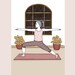 Yoga Wall Art Warrior 2 Pose Warrior II Pose Warrior 2 Pose - Etsy