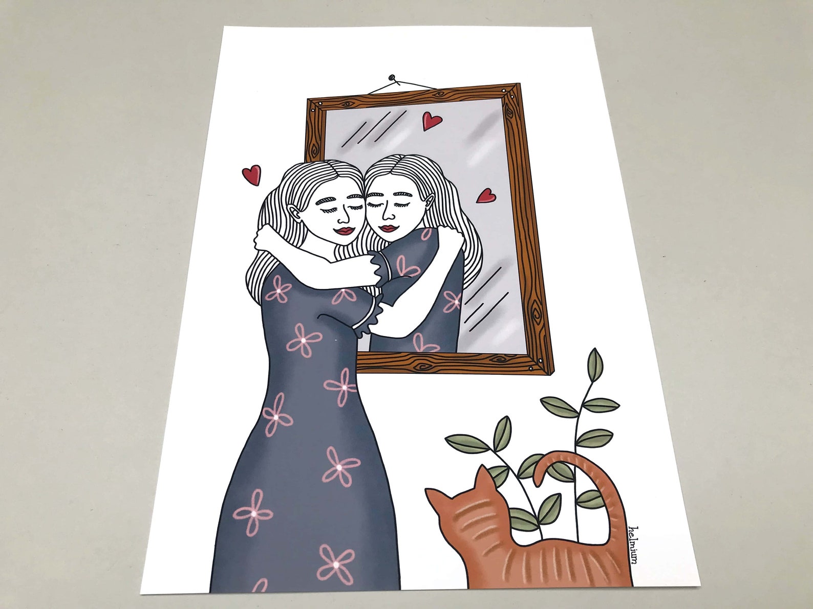 Self Love Poster Body Positive Art Love Yourself Print Body | Etsy