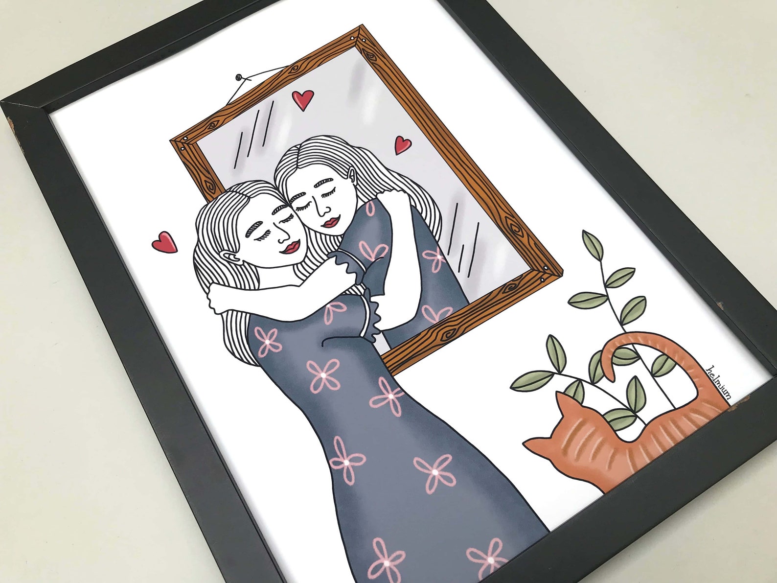 Self Love Poster Body Positive Art Love Yourself Print Body | Etsy