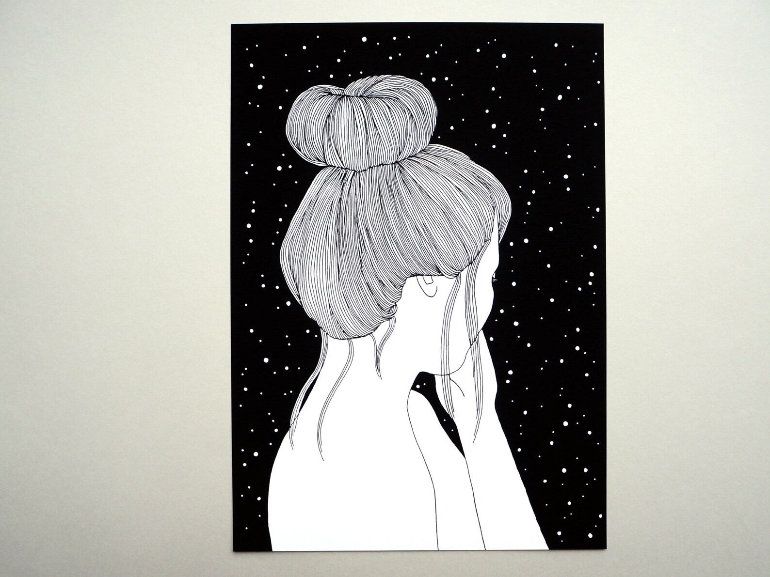 Gift for introvert hair wall art Introvert gifts hair | Etsy