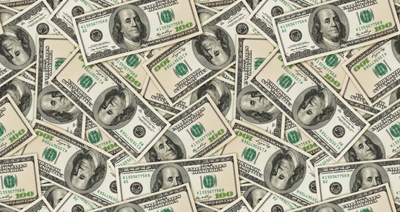 Doll Making Doll & Model Making 100% Cotton Money Money Cash Fabric ...